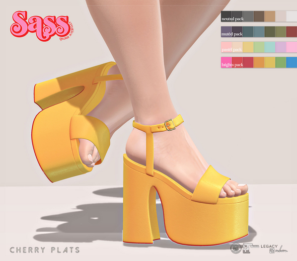 Second Life Marketplace - Sass [Cherry Plats] Fatpack ♥GenX ♥Legacy ♥ ...